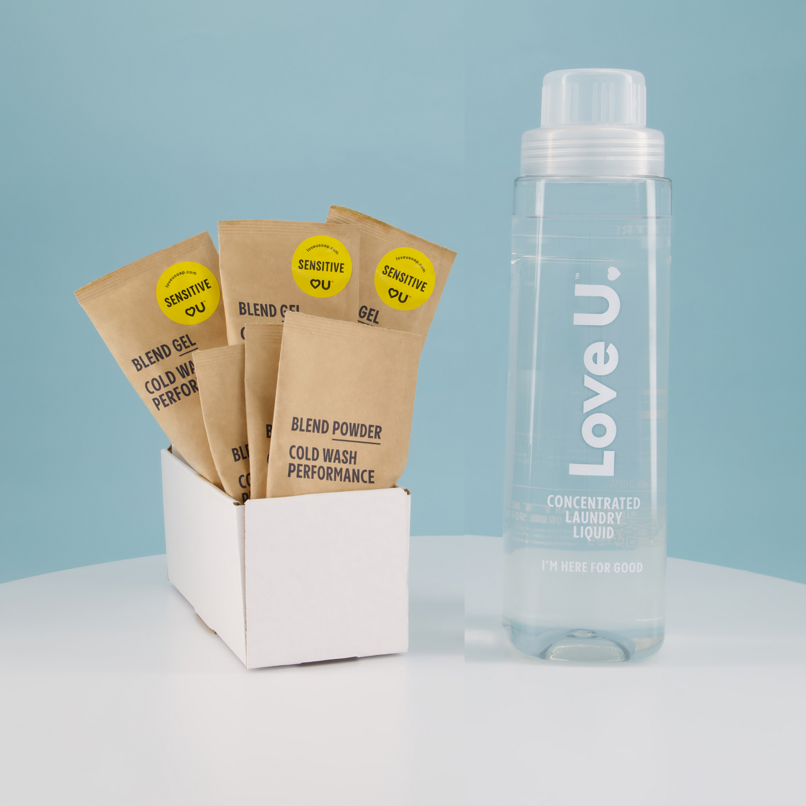 Sensitive Laundry Liquid Starter Pack – Love U Soap
